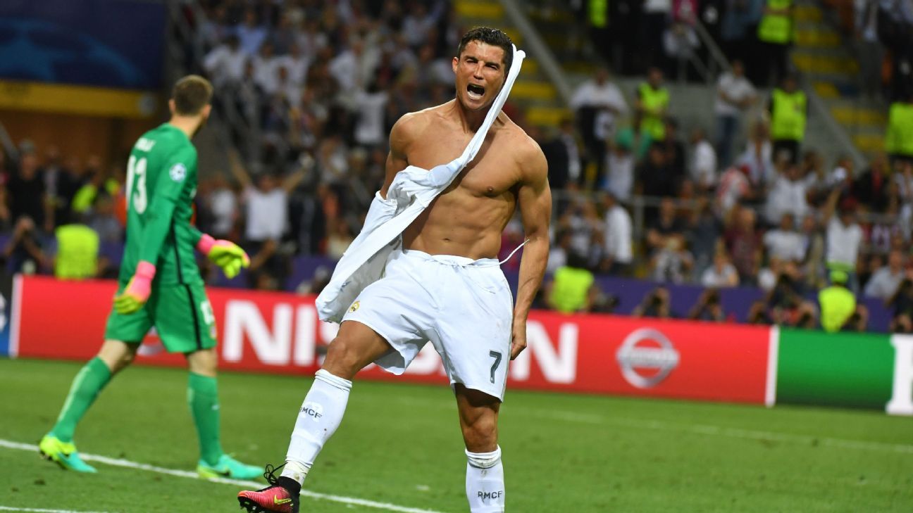 Cristiano Ronaldo in Champions League final gets penalty shootout ...