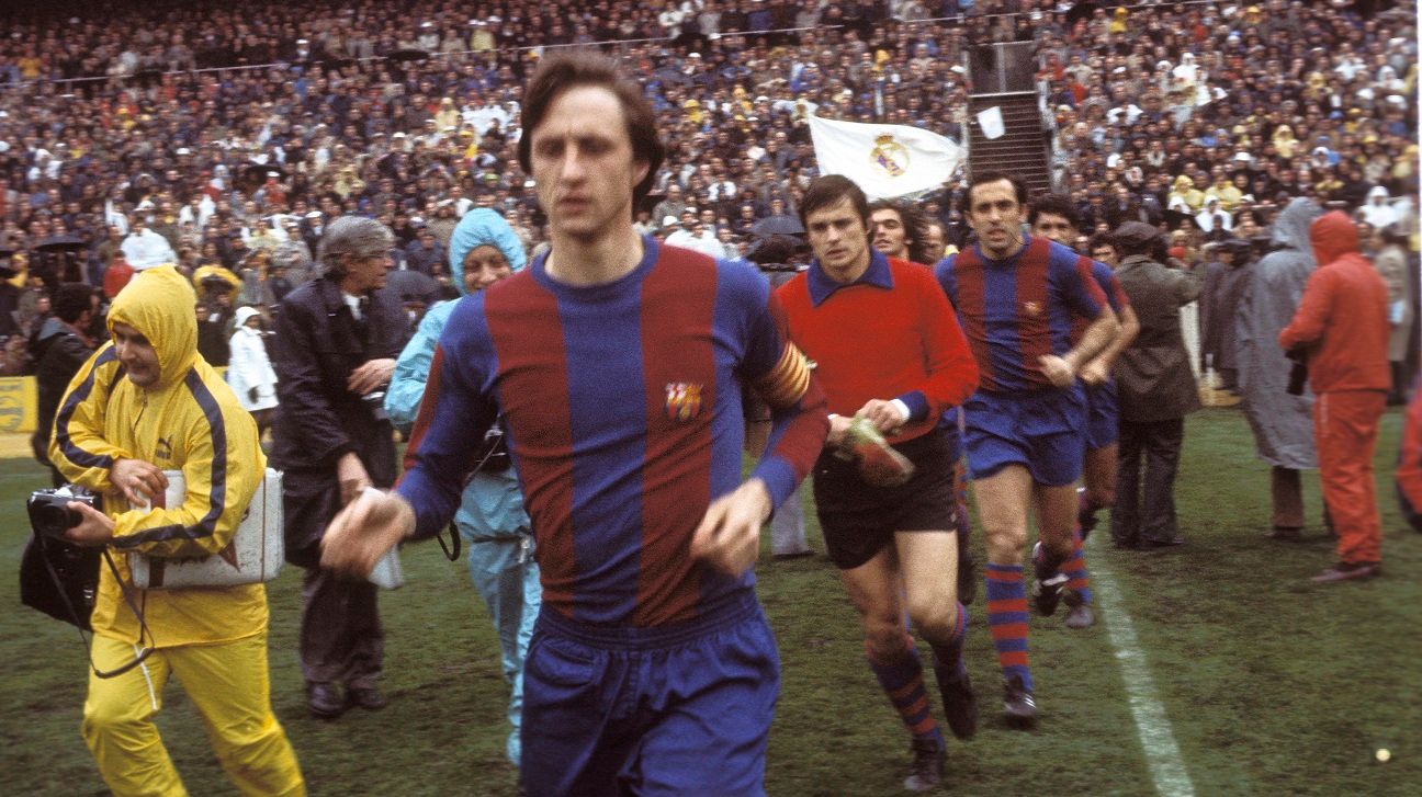 A 43 años del debut de Johan Cruyff con el Barcelona