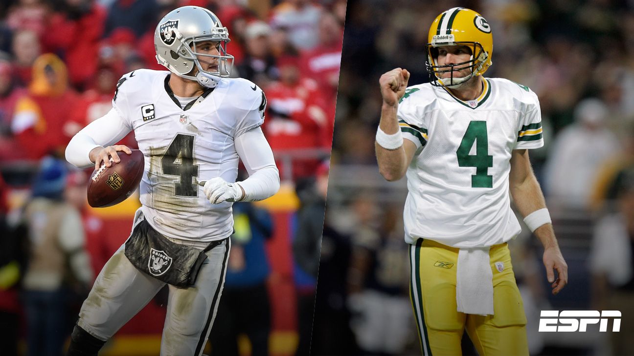 Michael Crabtree compara a Derek Carr con legendario Brett Favre - ESPN