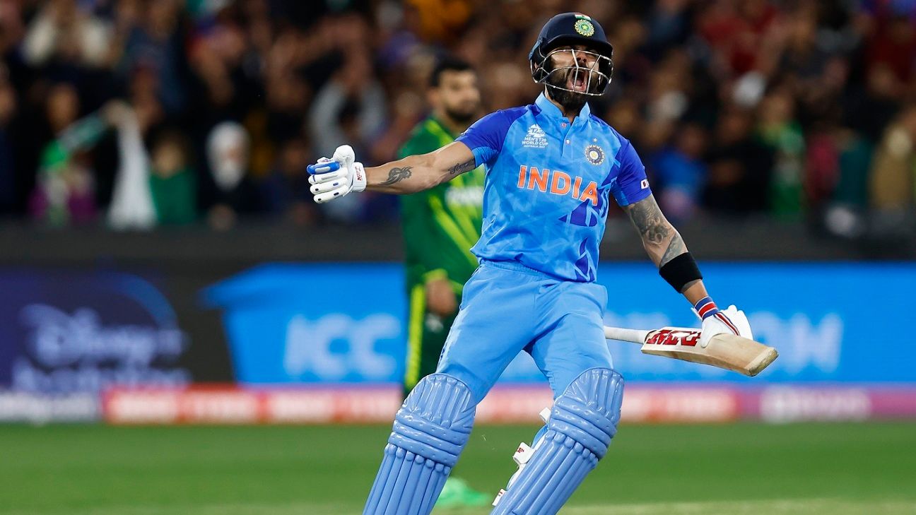 When Kohli soared, and 90,293 people roared - oh, there's never been ...