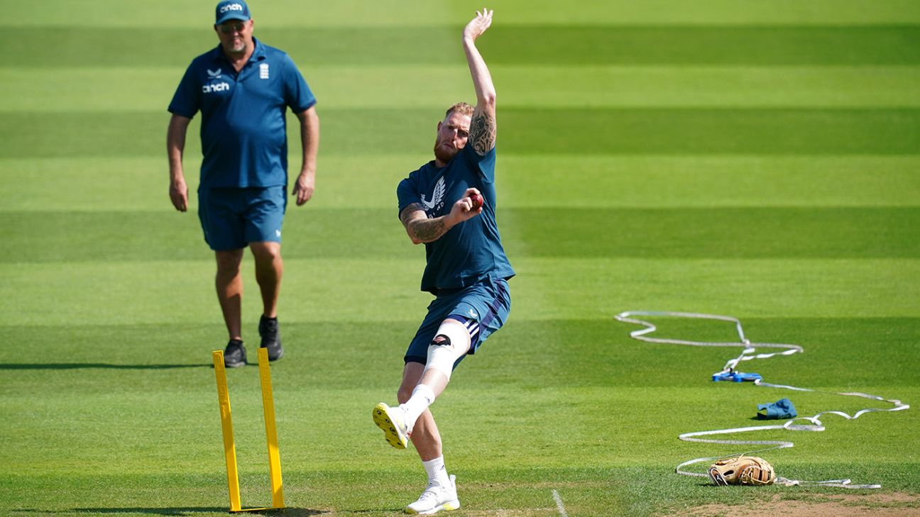 Ben Stokes declares himself fit to bowl in first Ashes Test - ESPN