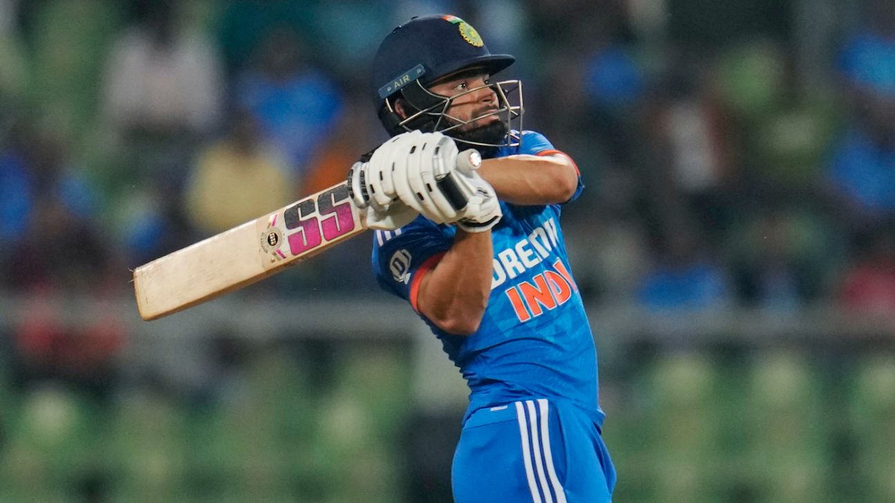 Rinku follows Dhoni's template to make case for full-time position - ESPN