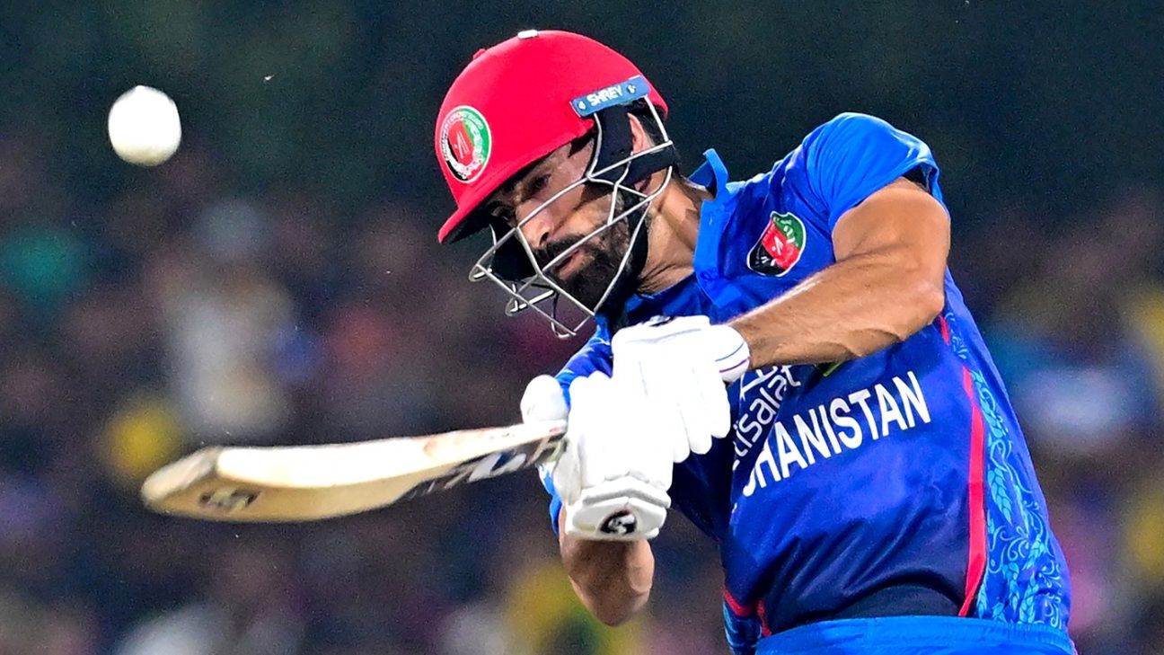 Ibrahim Zadran fined, handed demerit point for breaching code of conduct - ESPN