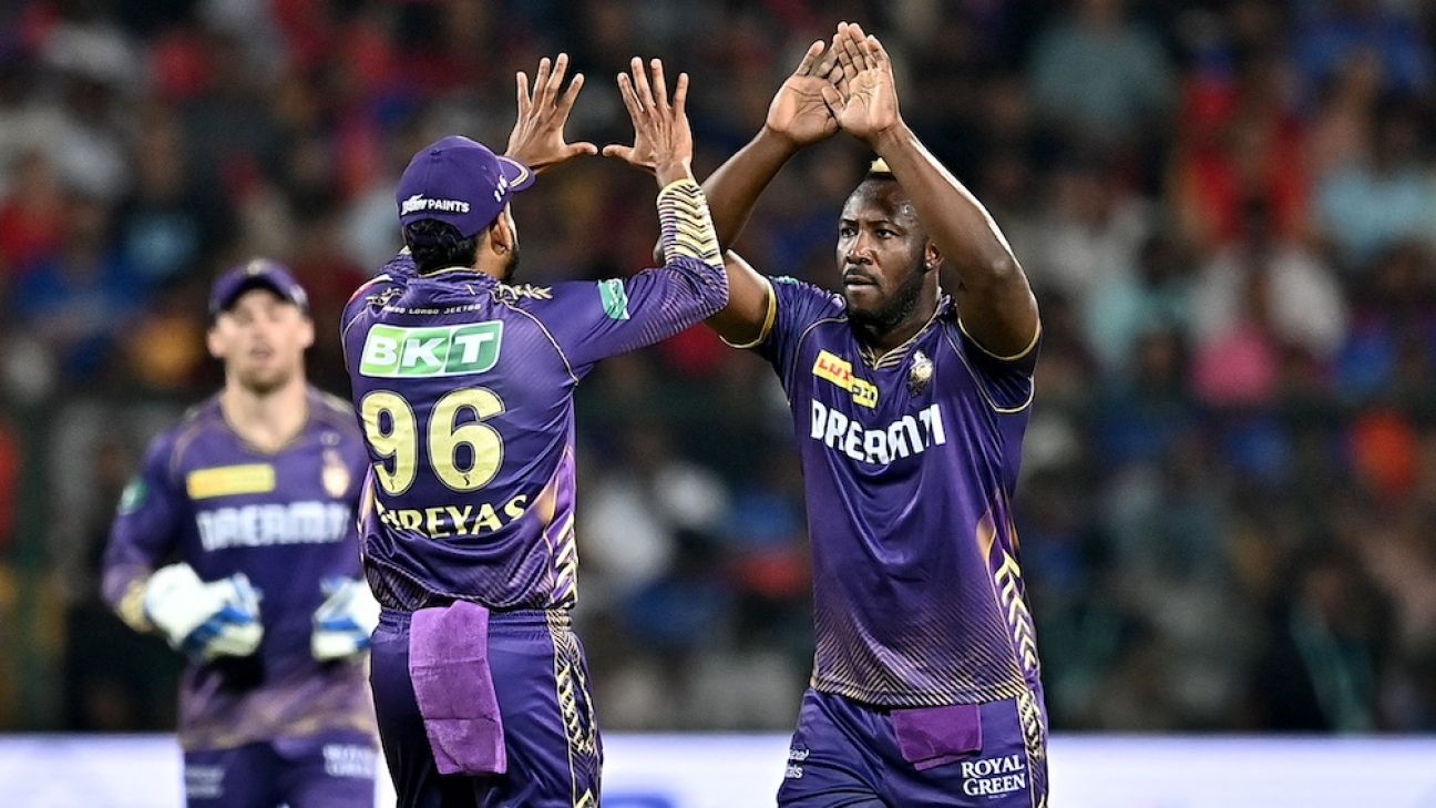Russell and Co outfox RCB with a dose of slower balls on fresh pitch - ESPN