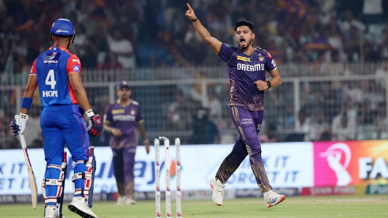 Arora and Varun bring back the calm after chaos for KKR - ESPN