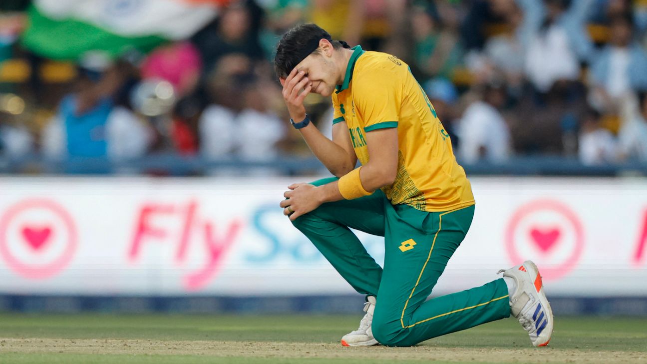 South Africa's fast-bowling stocks dwindle as Coetzee suffers hamstring ...
