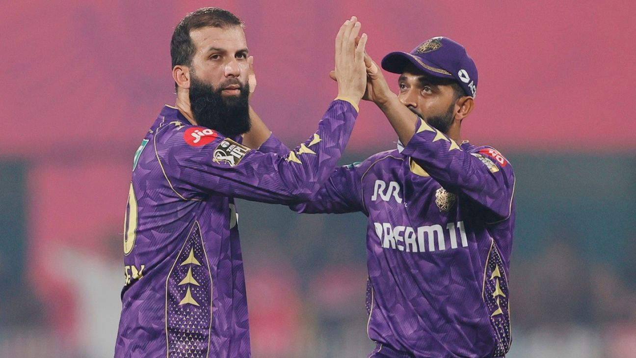 KKR vs SRH: Sunrisers Hyderabad bowl first, Moeen in for Kolkata Knight ...
