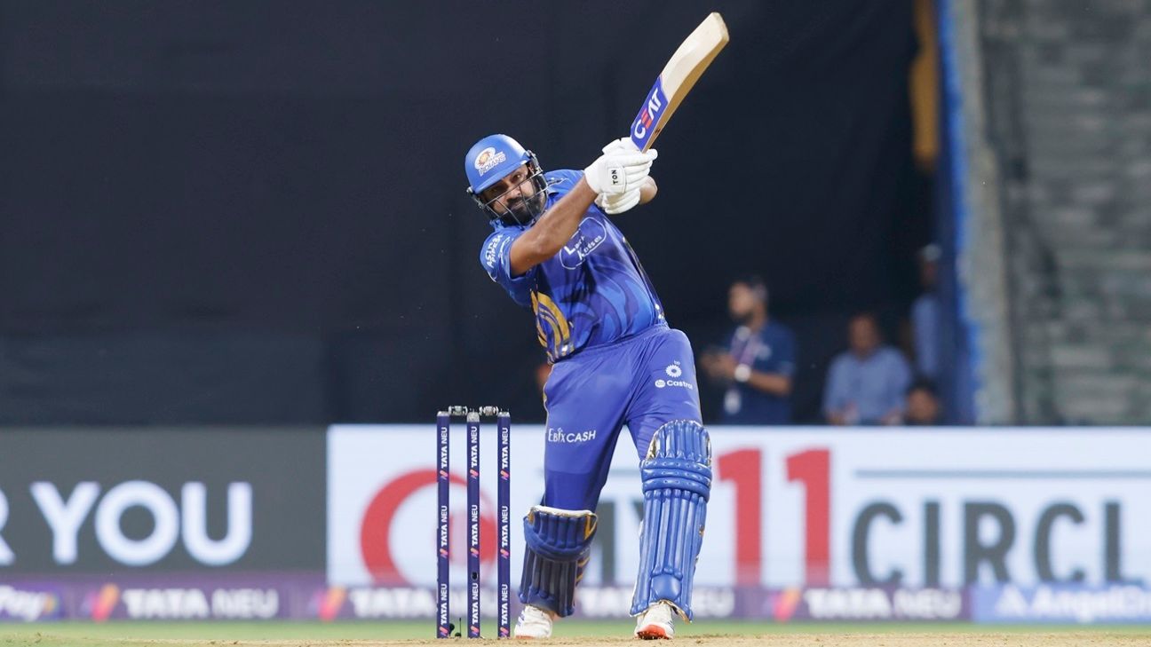 MI to assess Rohit's availability after he bats in nets on Sunday - ESPN