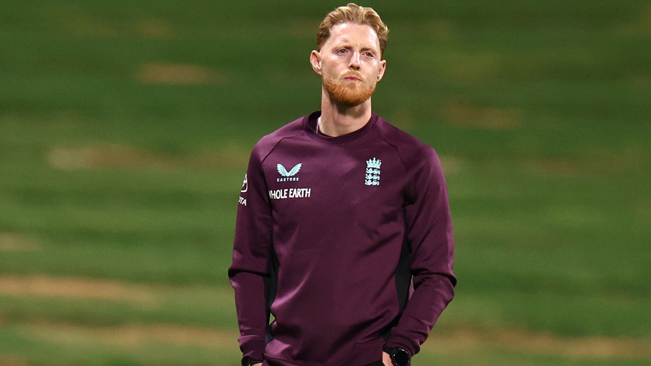 Ben Stokes out of action until May due to broken cheekbone - ESPN