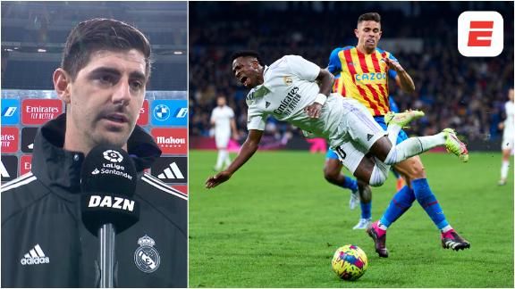 Courtois saca la cara por Vinicius: "Hay que protegerle" - ESPN Video