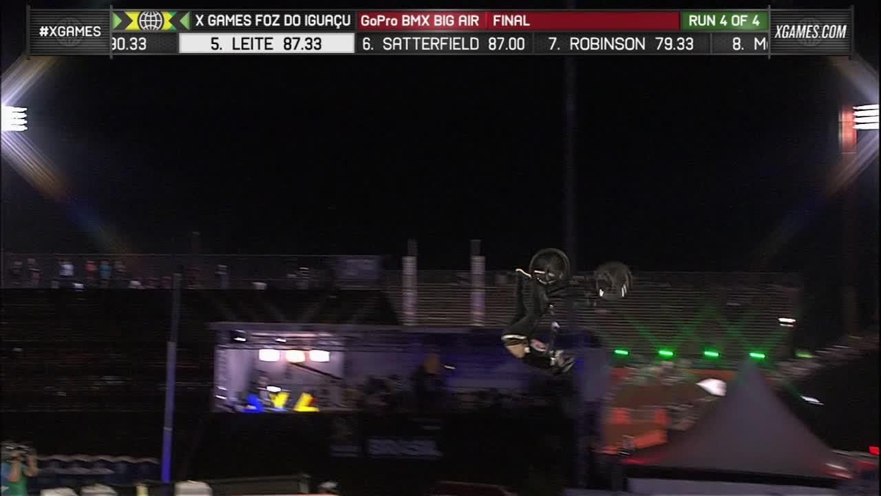 Colton Satterfield Run 4 BMX Big Air - ESPN Video