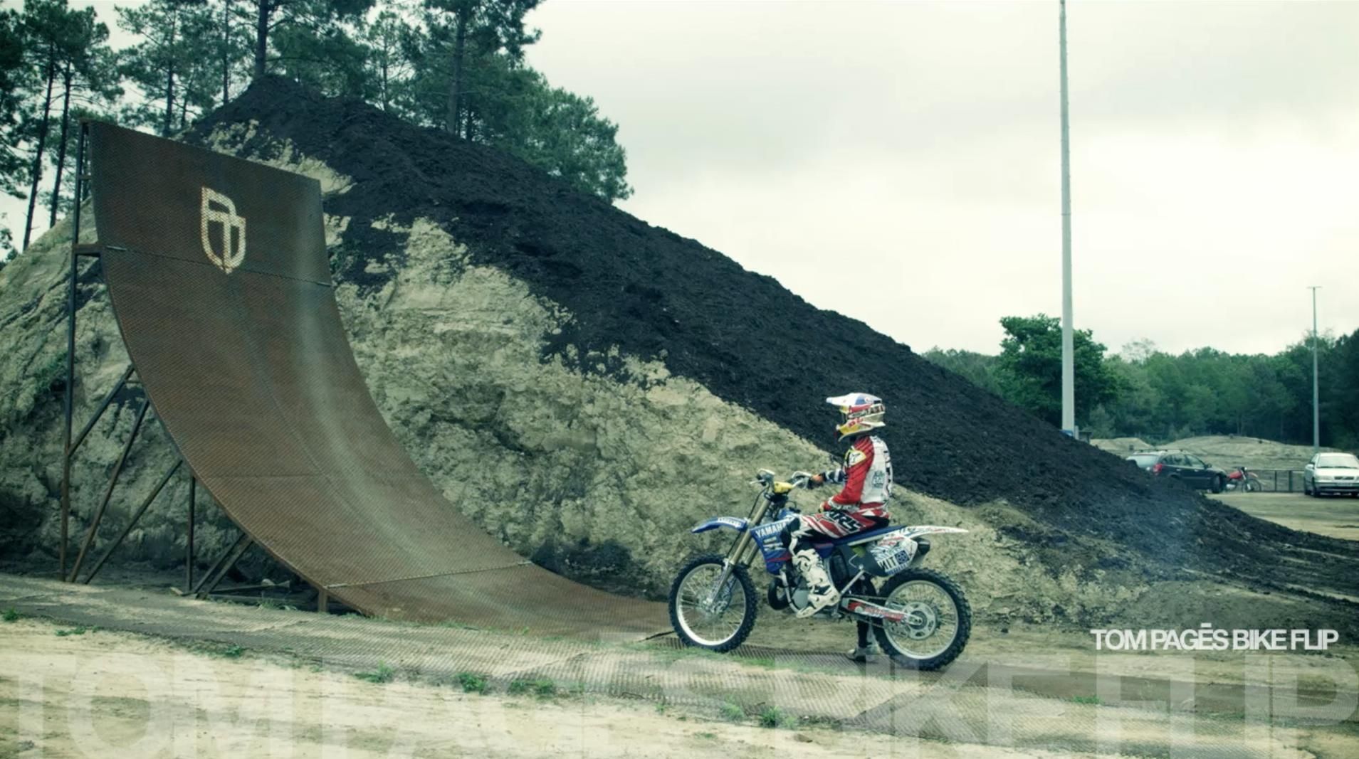 Tom Pagés lands first-ever FMX bike flip - ESPN Video