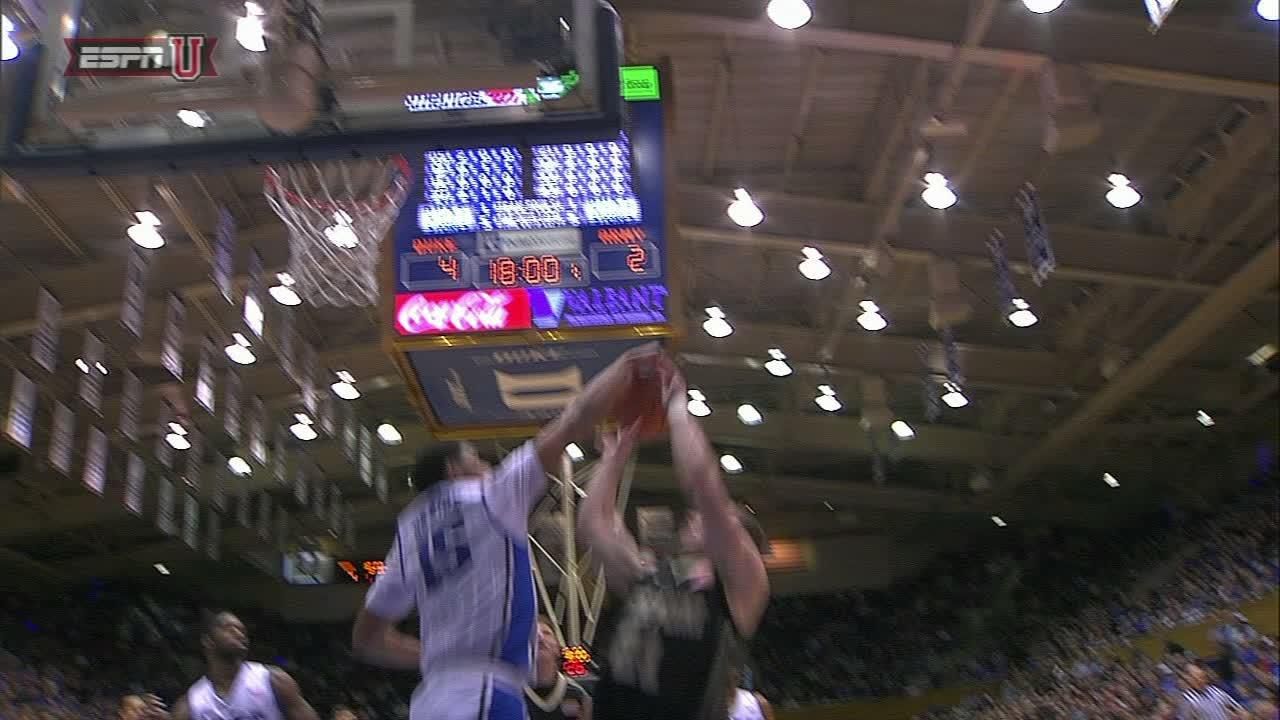 1H DUKE J. Okafor Block. - ESPN Video