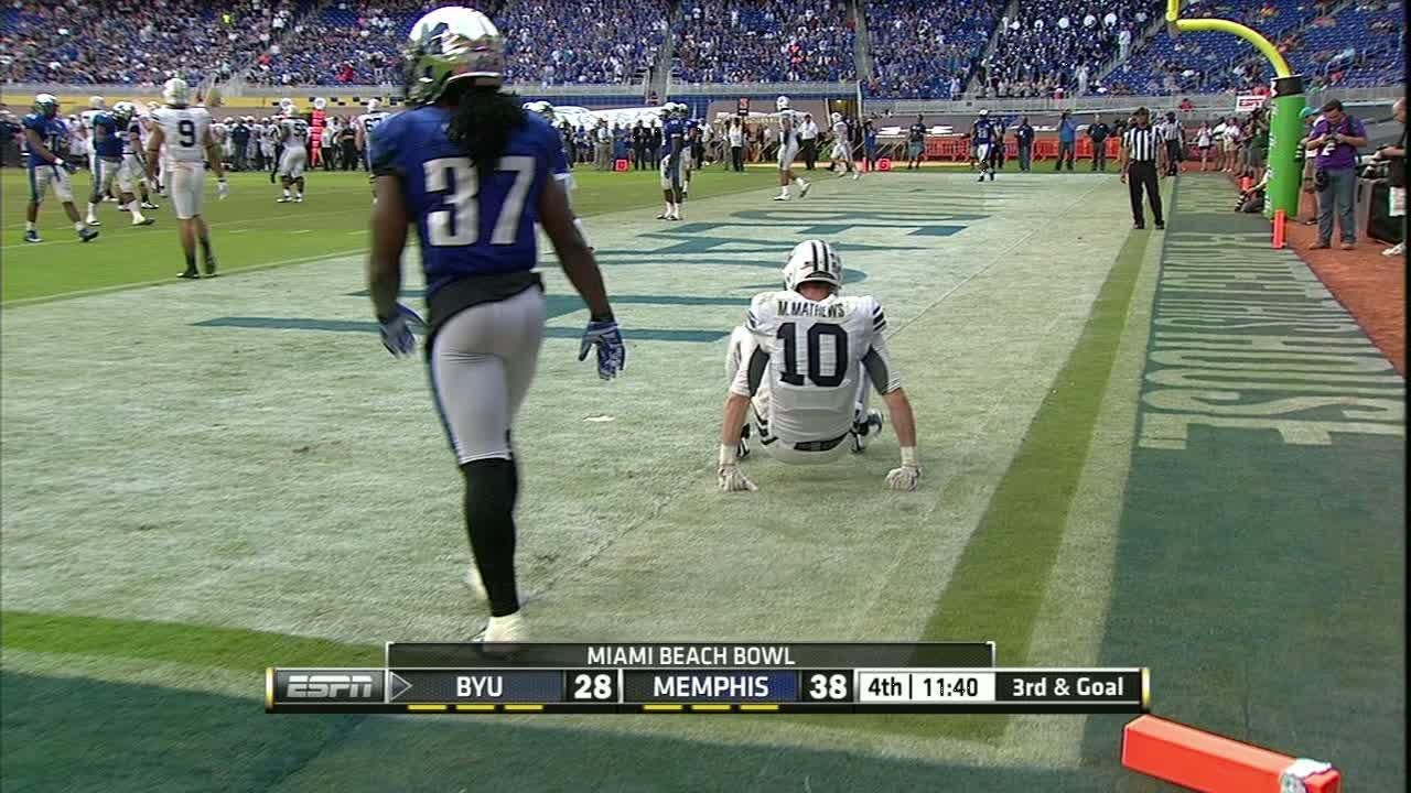 4Q BYU C. Stewart pass incomplete - ESPN Video