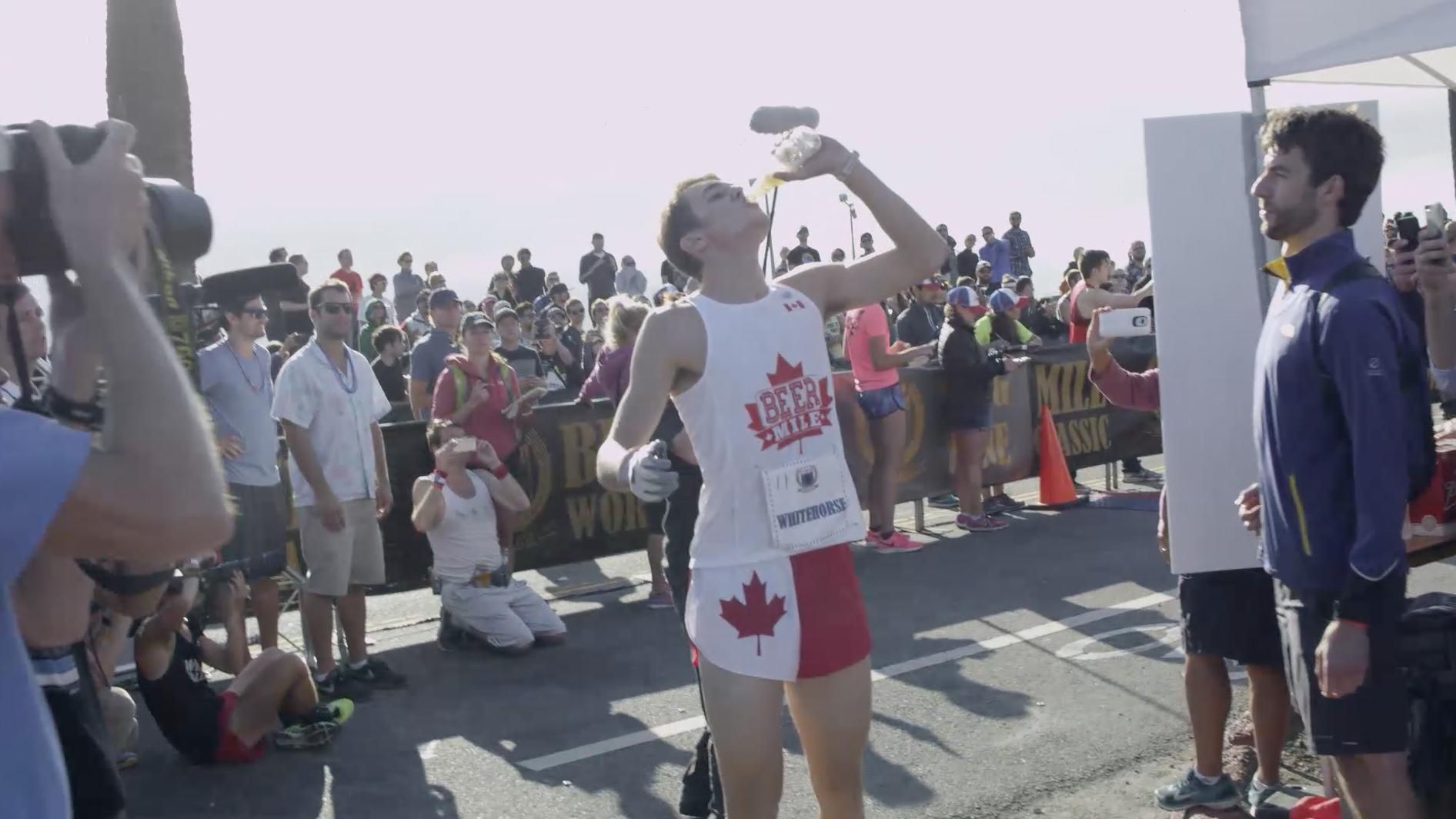 Beer Mile champion is crowned - ESPN Video