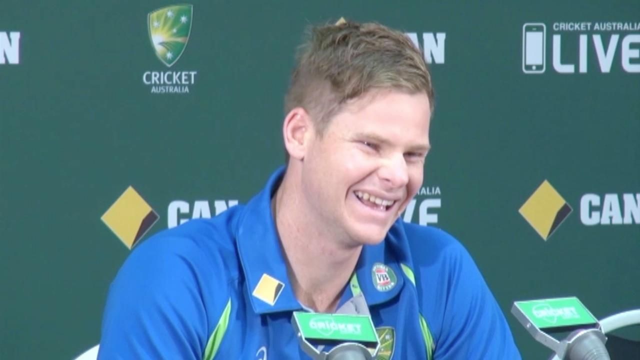 Smith laughs off 'grumpy' tag - ESPN Video