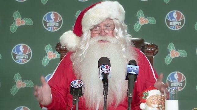 Santa joining the NBA? - ESPN Video