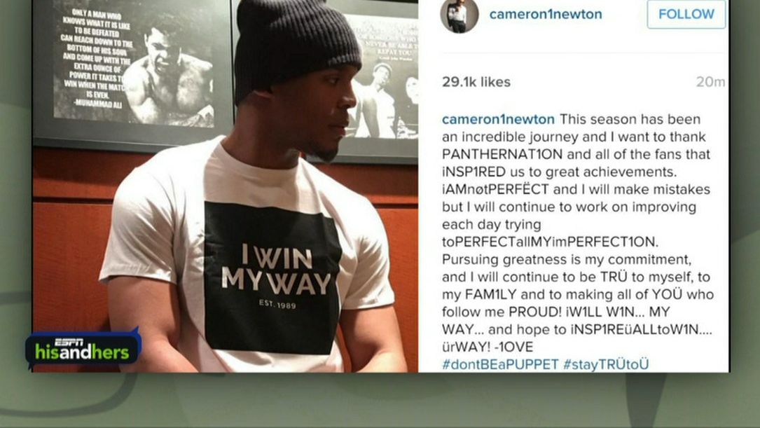 Was Cam's 'I win my way' Instagram post necessary? - ESPN Video