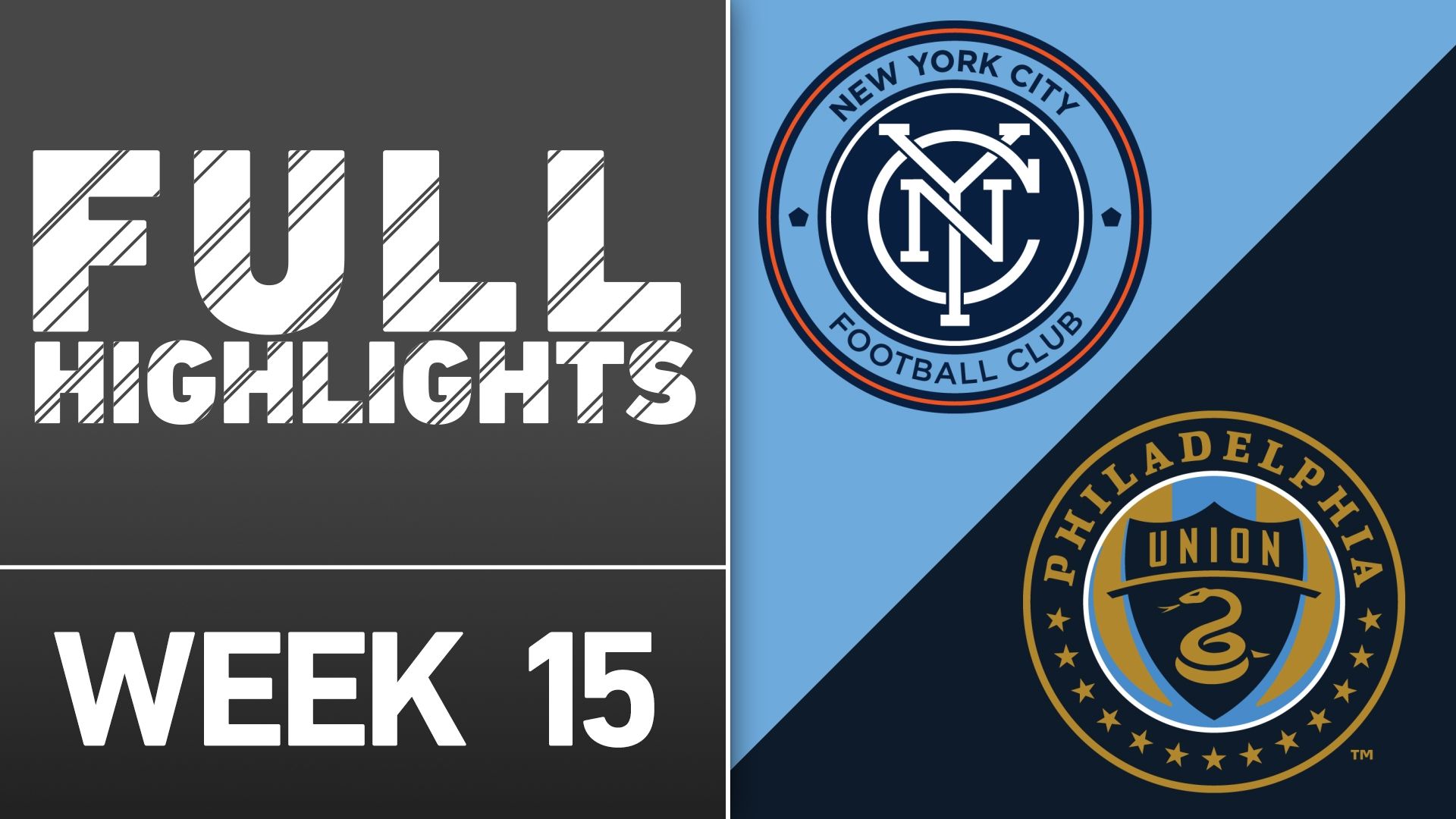 Video via MLS: NYCFC 3-2 Philadelphia Union - ESPN Video