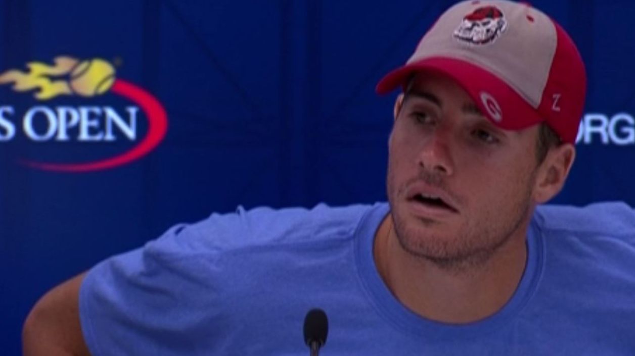 Isner is not interested in your question about American tennis - ESPN Video