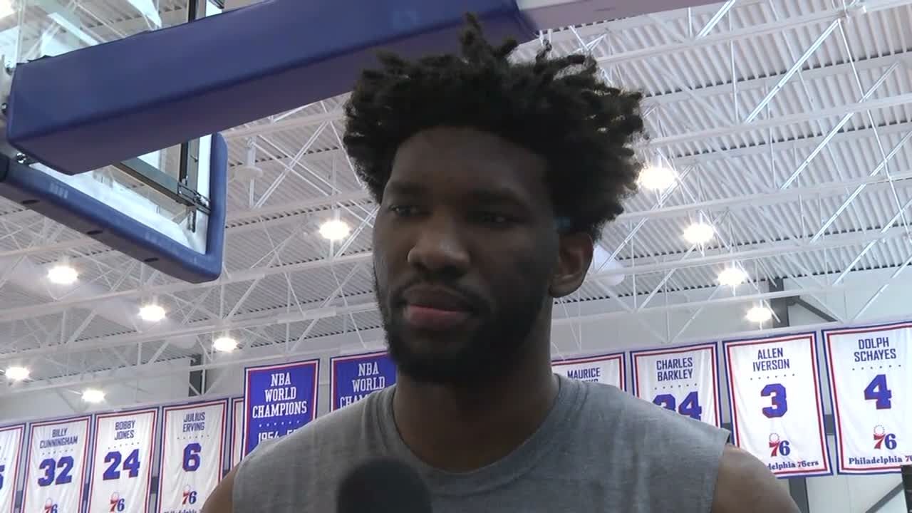 Embiid loved 76ers' move to get top pick - ESPN Video