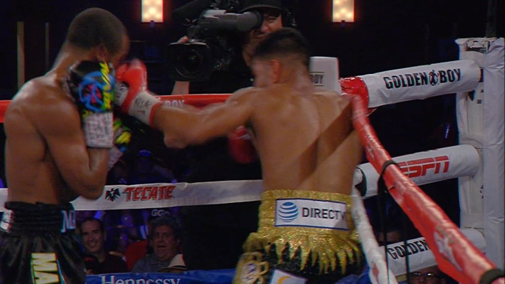 Rojas' three-punch combination earns him a KO - ESPN Video