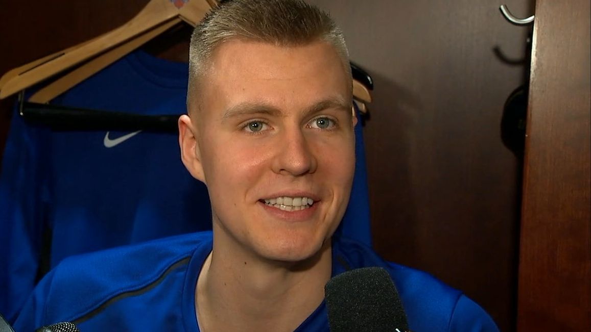Porzingis makes light of awful shooting night - ESPN Video