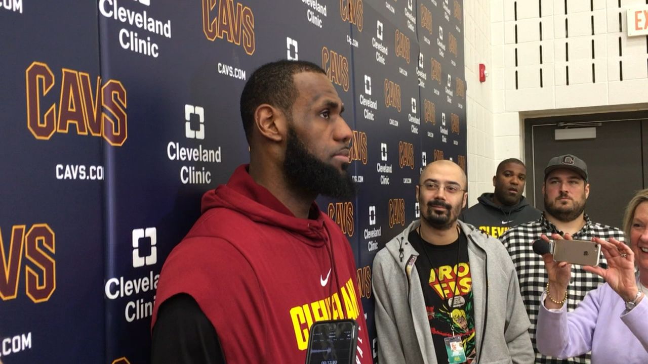 LeBron on billboard: 'It's very flattering' - ESPN Video