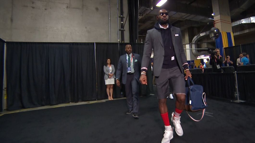 Lebron James Grey Suit