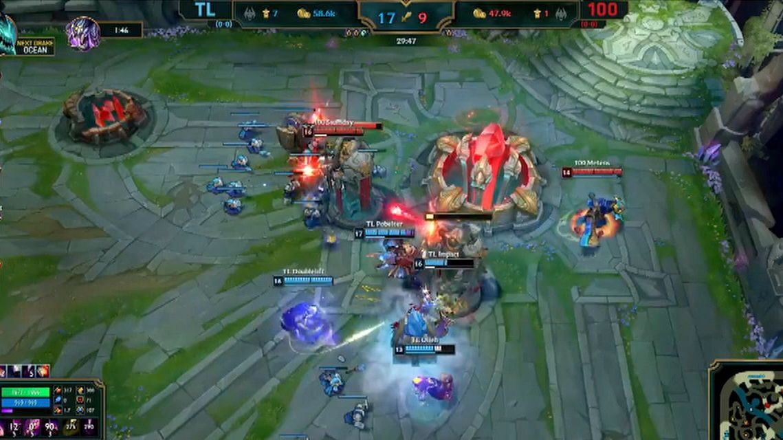 NA LCS - Team Liquid vs. 100 Thieves - ESPN Video