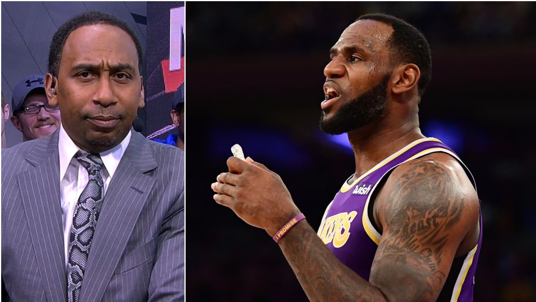 Stephen A. challenges LeBron to refute reports live on First Take ...