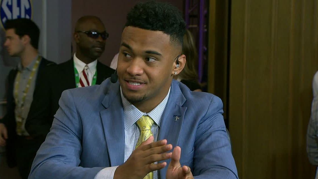 Tua talks struggles against Clemson - ESPN Video
