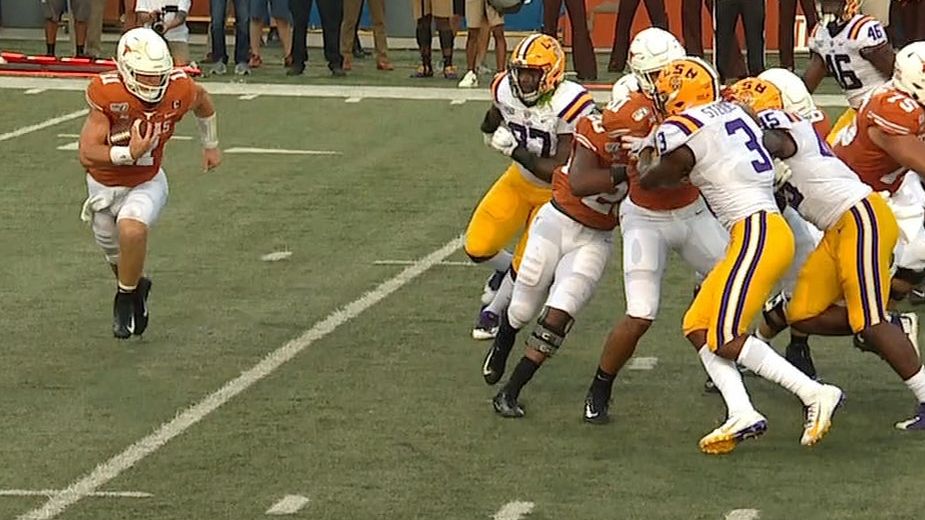 LSU stuffs Texas on 4th-and-goal again - ESPN Video