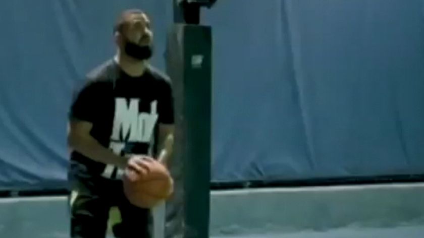 Drake shows off the range in shooting highlight - ESPN Video