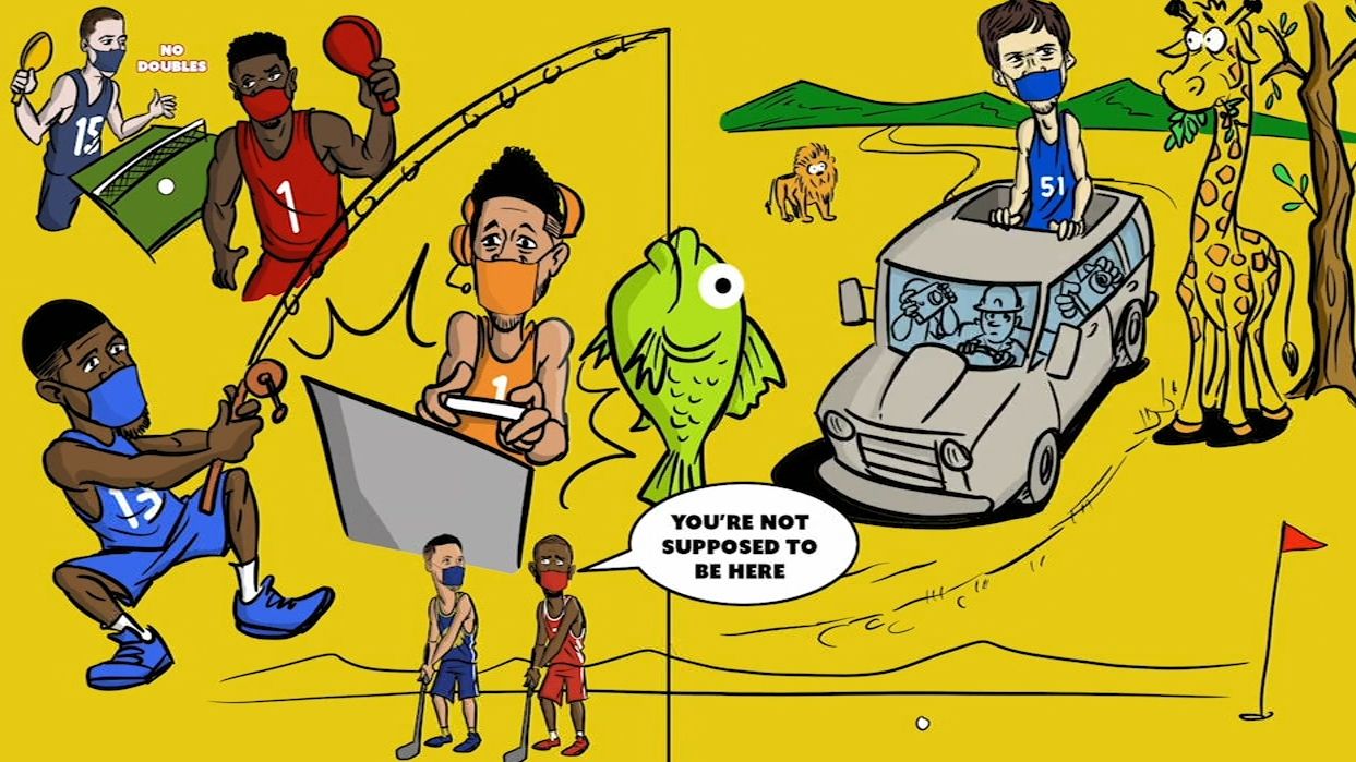 An animated look at life inside the NBA bubble - ESPN Video