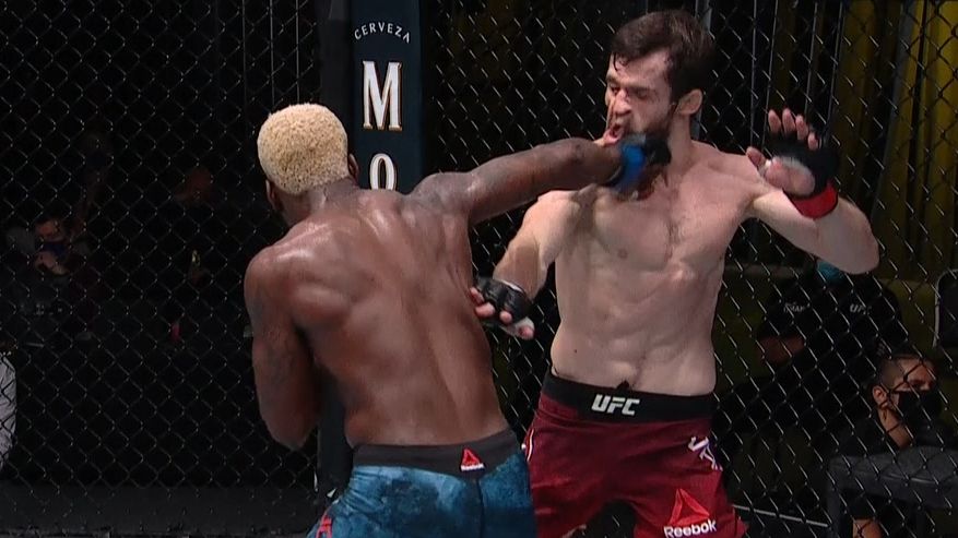 Trevin Jones stuns Timur Valiev with massive right hook - ESPN Video