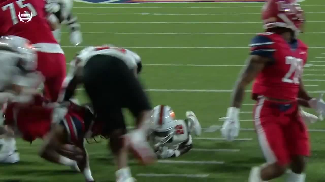 Johnathan Bennett's 2-yard TD puts Campbell up 48-7 - ESPN Video