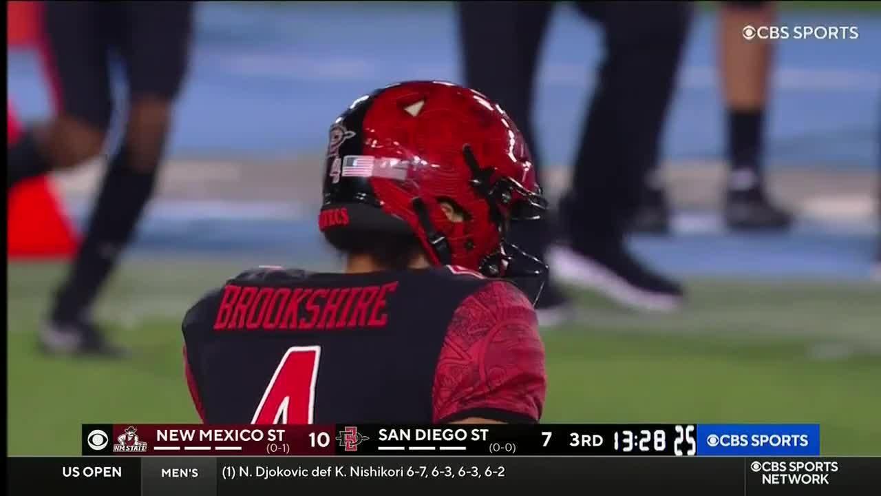 Caleb Mills makes timely INT vs. San Diego State Aztecs - ESPN Video
