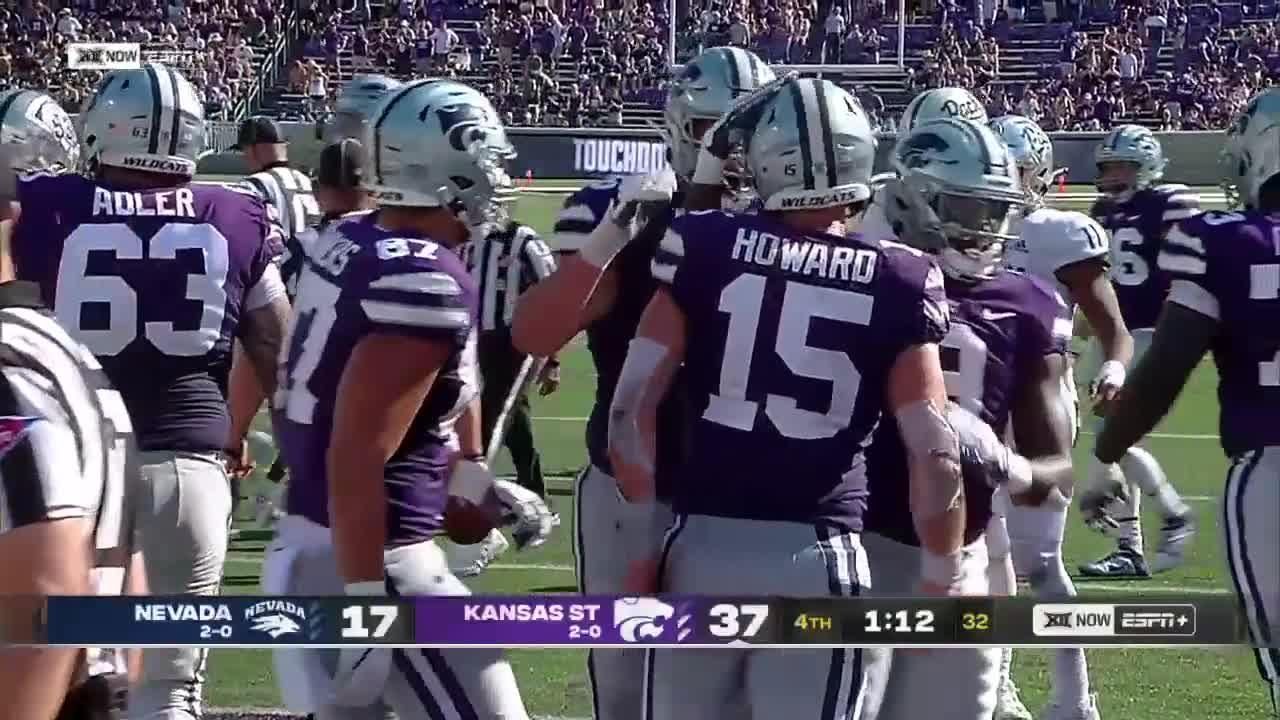 Will Howard wraps up Kansas State's win with another TD - ESPN Video