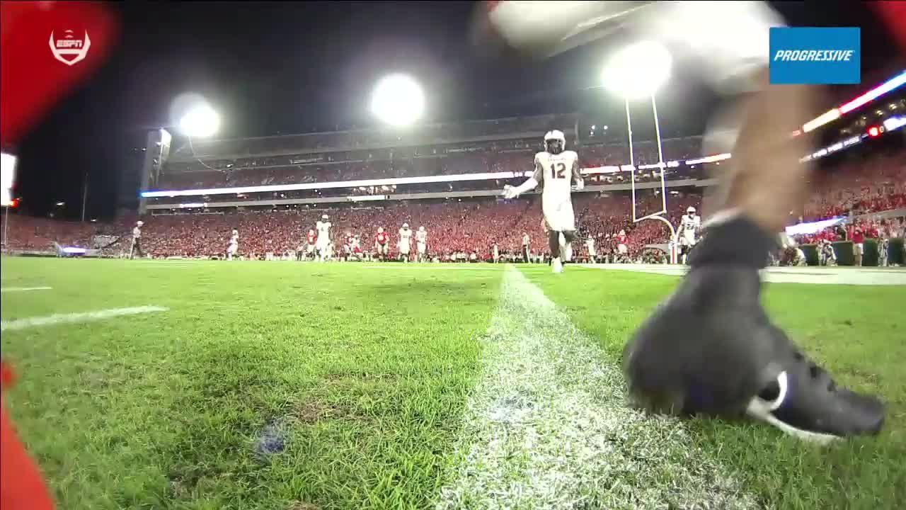 James Cook scores 4-yard receivingTD vs. South Carolina - ESPN Video
