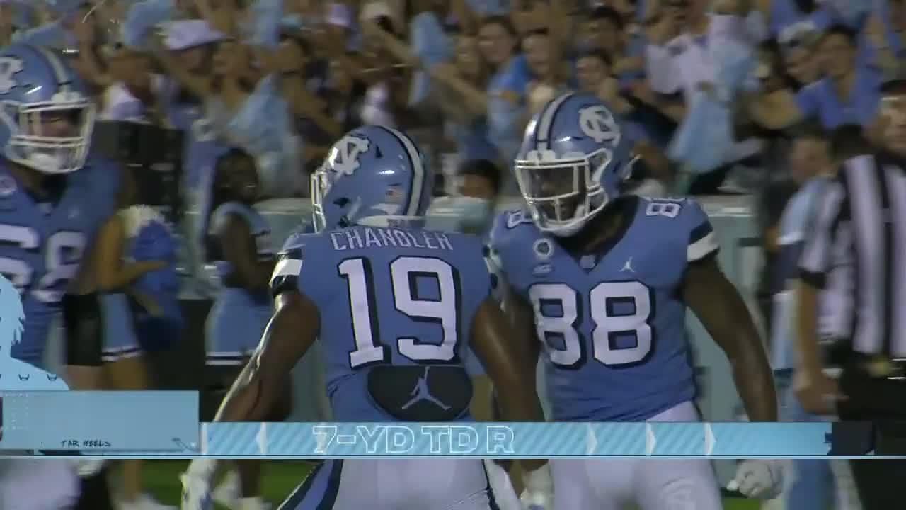 Ty Chandler crosses goal-line for 7-yard Rushing touchdown - ESPN Video