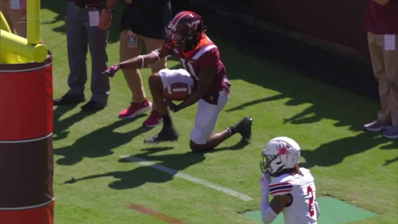 Tre Turner's impressive TD grab puts Virginia Tech on the board - ESPN ...