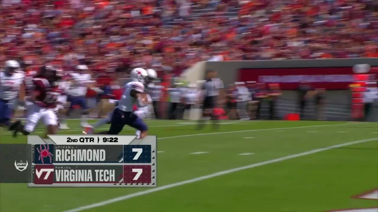 Touchdown! Savon Smith scores vs. Virginia Tech - ESPN Video