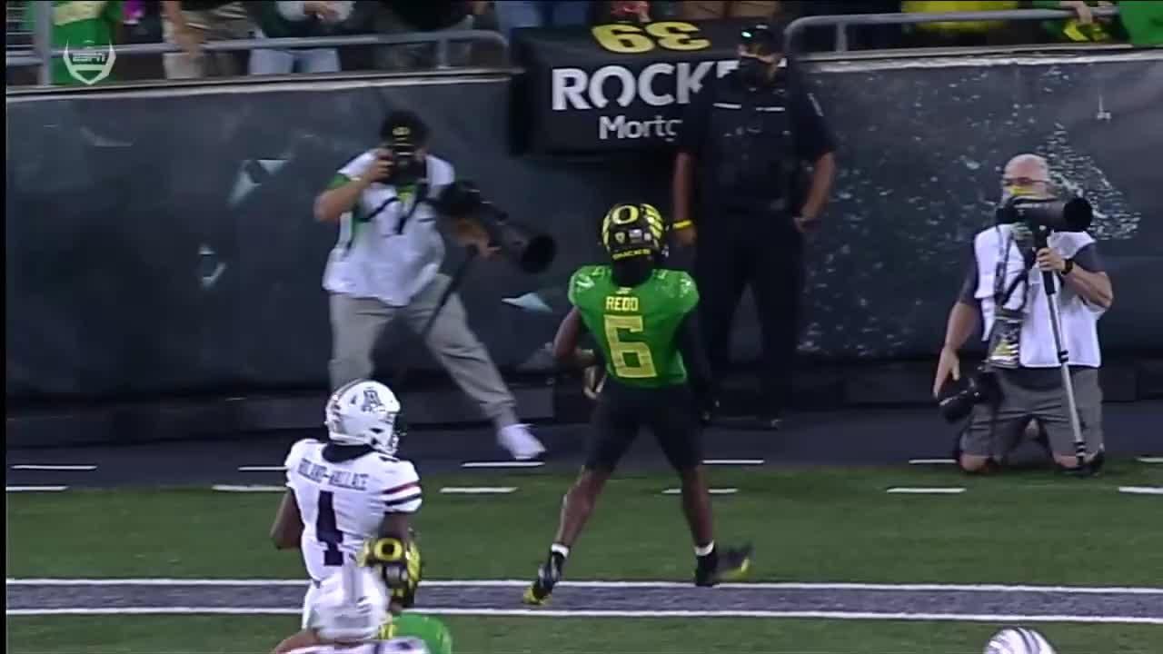 Jaylon Redd hauls in 63-yard TD vs. Arizona - ESPN Video