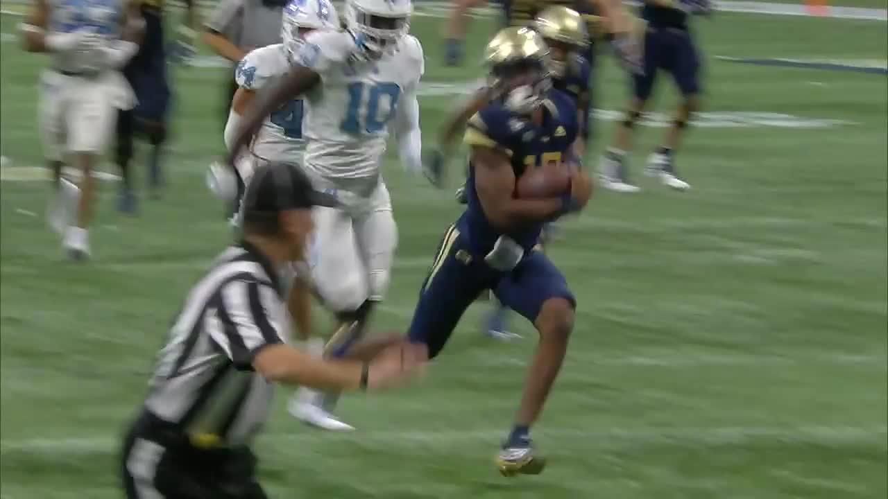 Sims caps off Georgia Tech's upset of UNC with 50-yard TD - ESPN Video