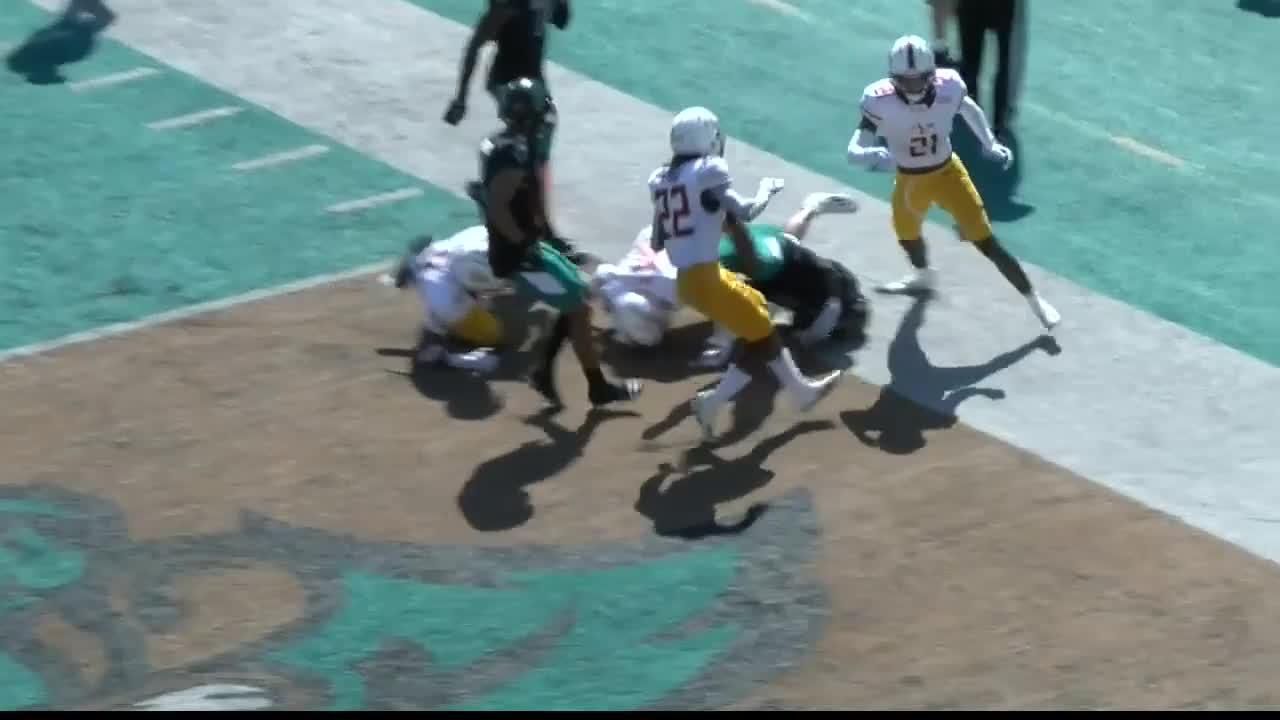 Braydon Bennett crosses goal line for 10-yard rushing touchdown - ESPN ...