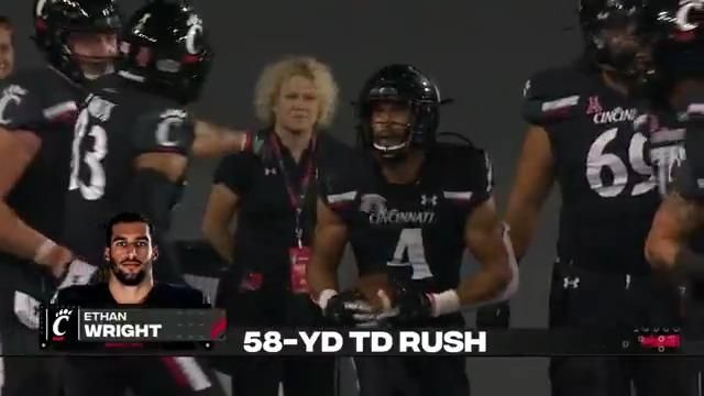 Ethan Wright turns on the jets for 58-yard Cincy TD - ESPN Video