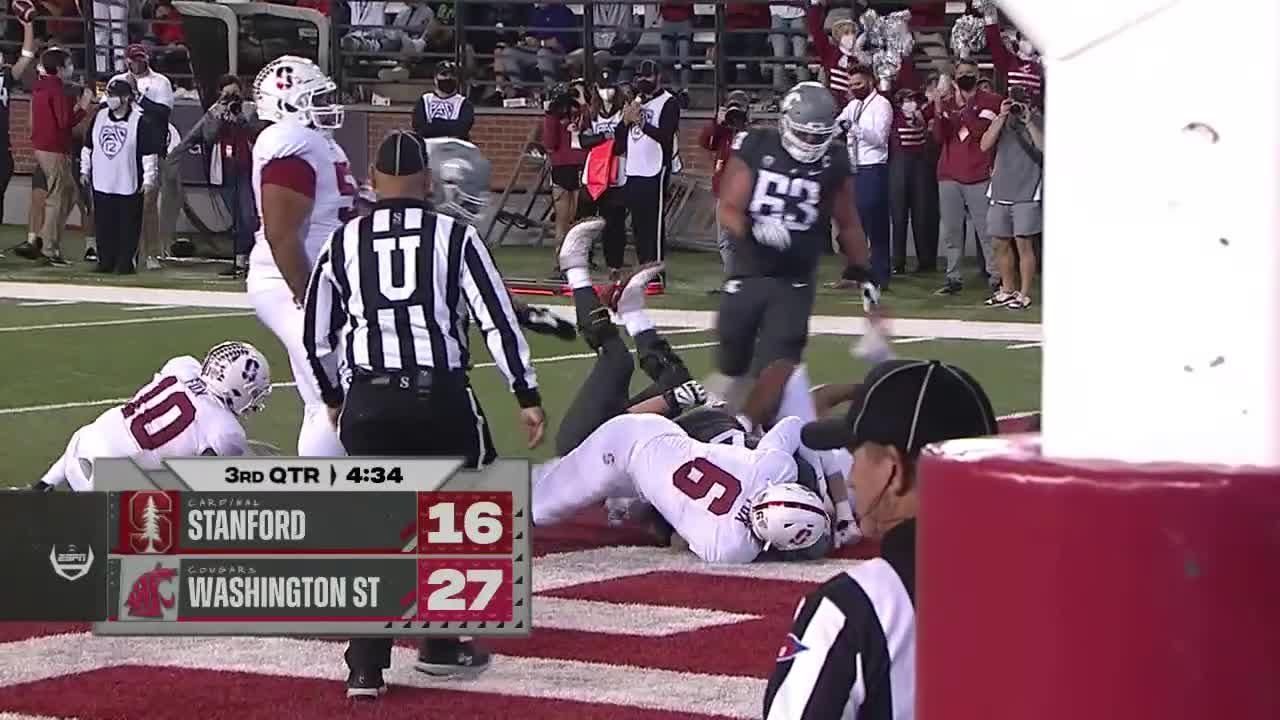 Max Borghi crosses goal-line for 2-yard Rushing TD - ESPN Video