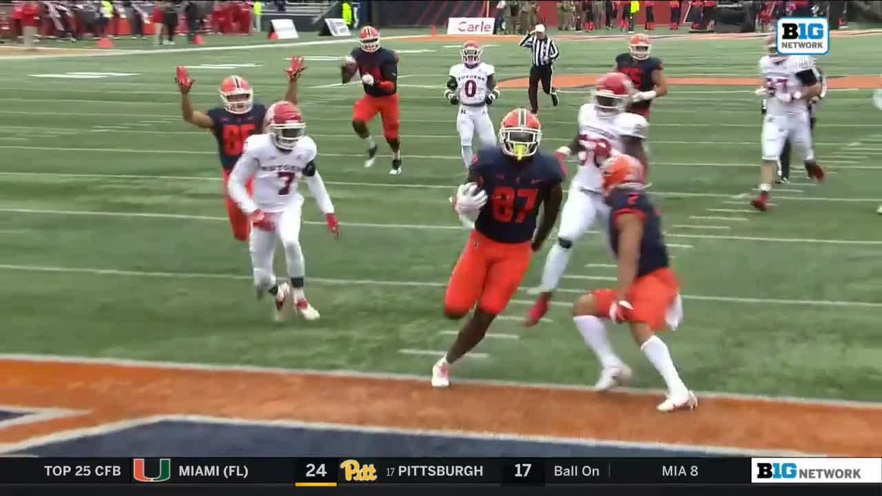 Brandon Peters throws 26-yard touchdown pass vs. Rutgers - ESPN Video