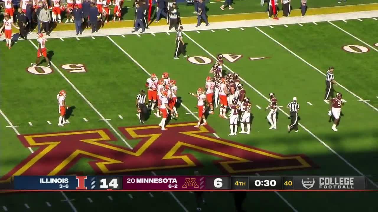 Illinois Fighting Illini vs. Minnesota Golden Gophers: Full Highlights ...